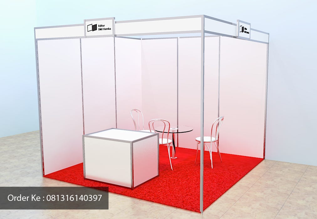 stand /booth pameran. 1.stand R8 2.panel photo 3.sekat… | by sewa partisi R8 | Medium