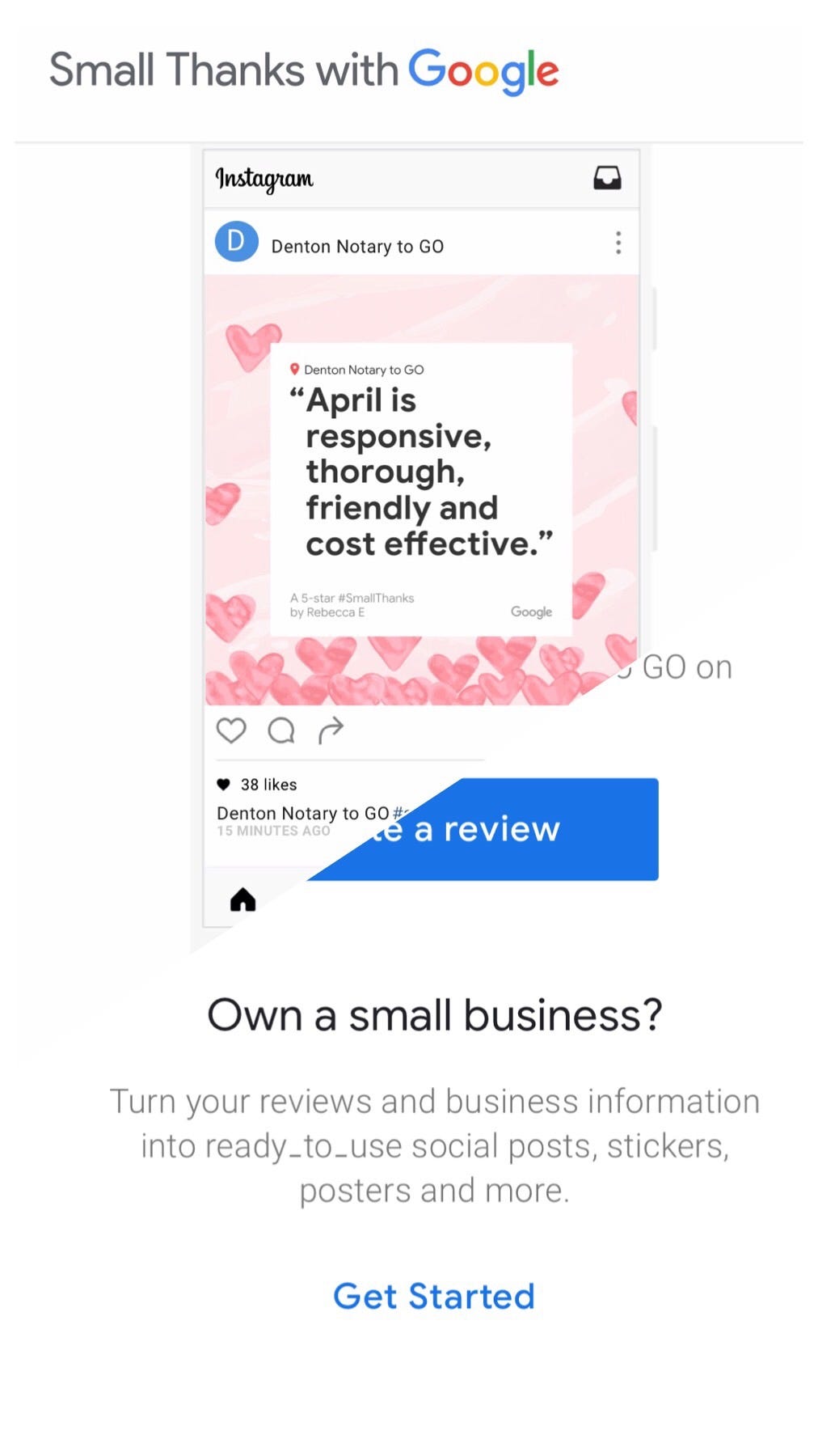 Small Thanks with Google. Local Business owners… have you… | by April ...