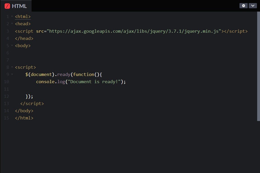 Basic Html Document Structure With Jquery Faiz Azaim Medium