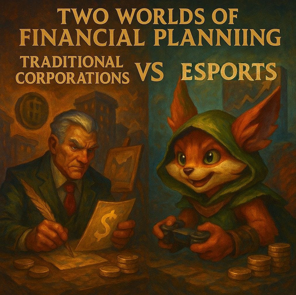 Two Worlds of Financial Planning: Traditional Corporations vs Esports ...