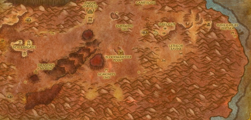 Eastern Plaguelands Horde Flight Path