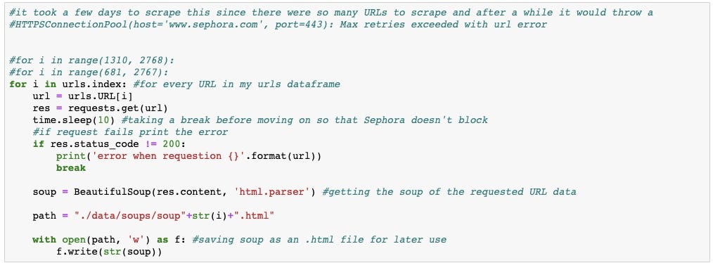 Scraping the product page of Sephora | by Yelena Nevel | Medium