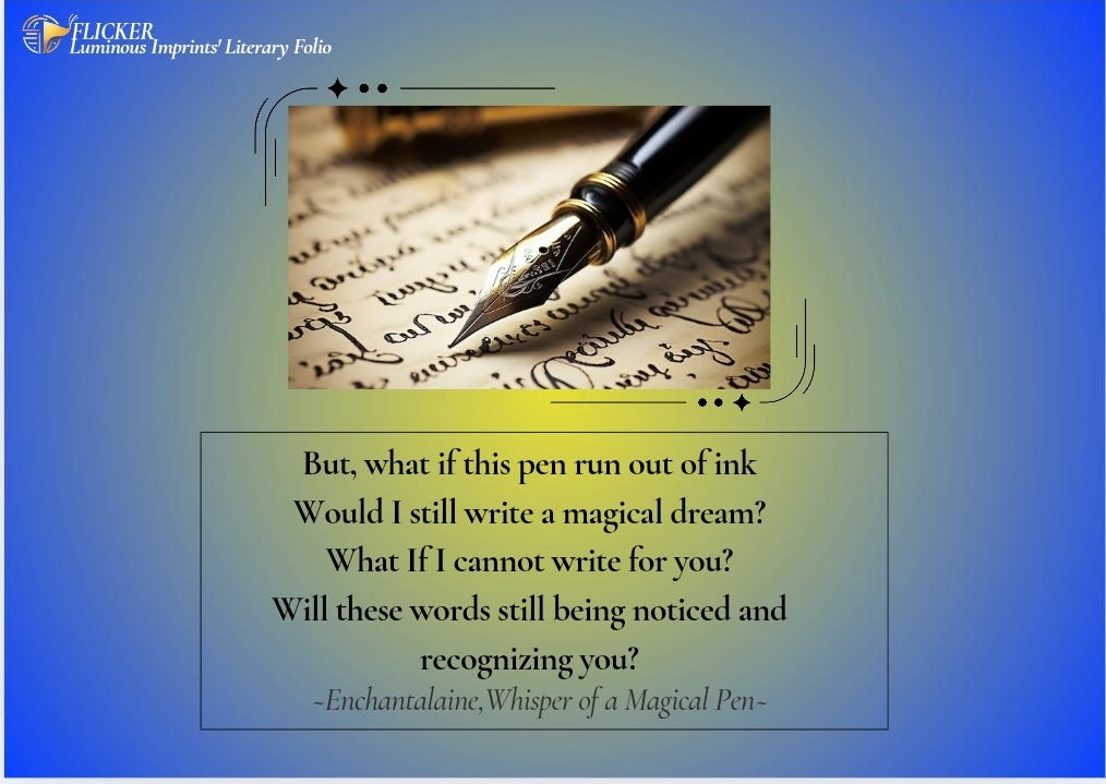 Whisper of a Magical Pen. Enchatalaine | by Flickerfolio | Aug, 2025 | Medium