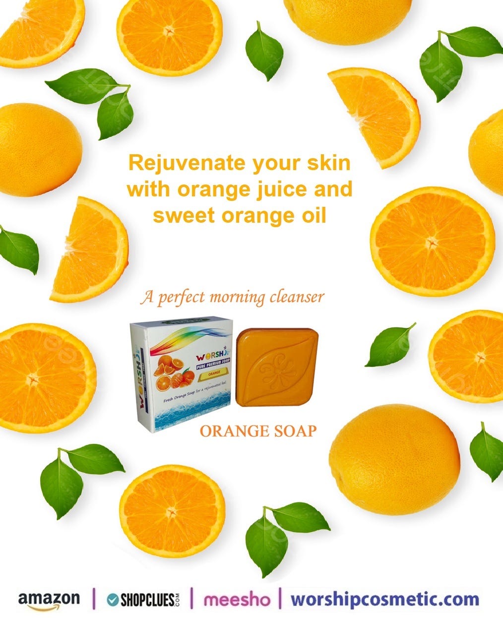 Fresh Orange Soap - WORSHIP - Medium