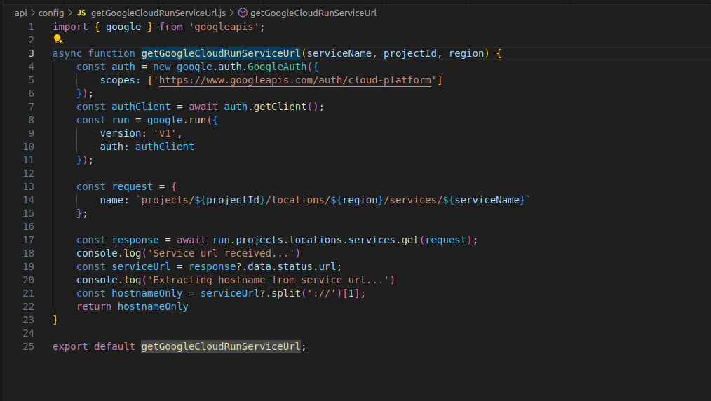 How To Get Google Cloud Run Service Url Programmatically | by Francis Ihejirika | Medium