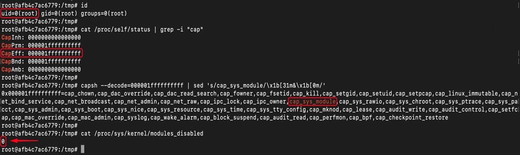 Escaping The Container Weaponizing Kernel Module Loading Via Capsysmodule By Ibm Ptc 2508