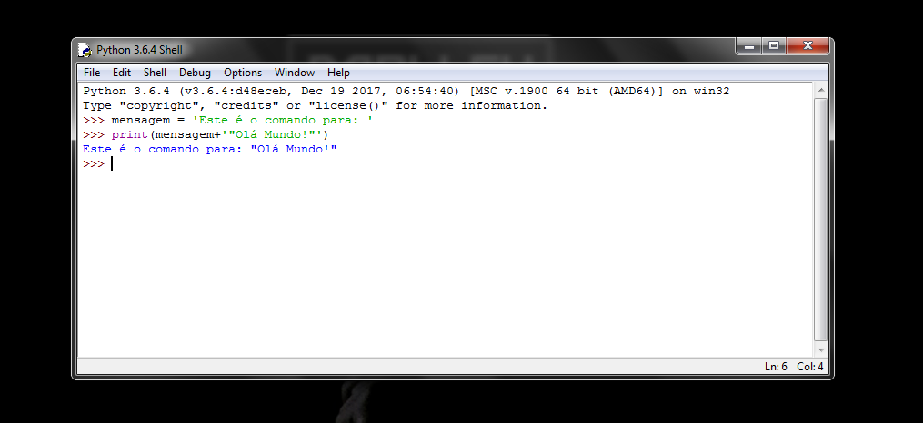 BREVE GUIA DA LINGUAGEM PYTHON(1/5) — SHELL INTERATIVO | by Darlley ...