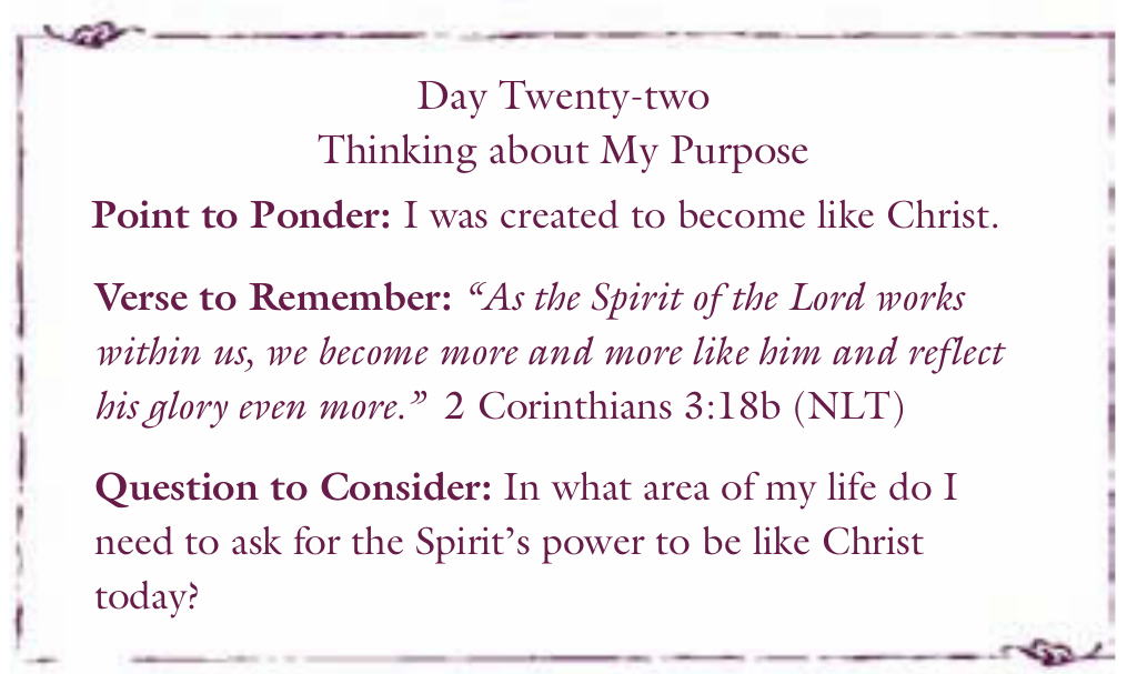 Day 22: Created to Become Like Christ | by James A | Medium