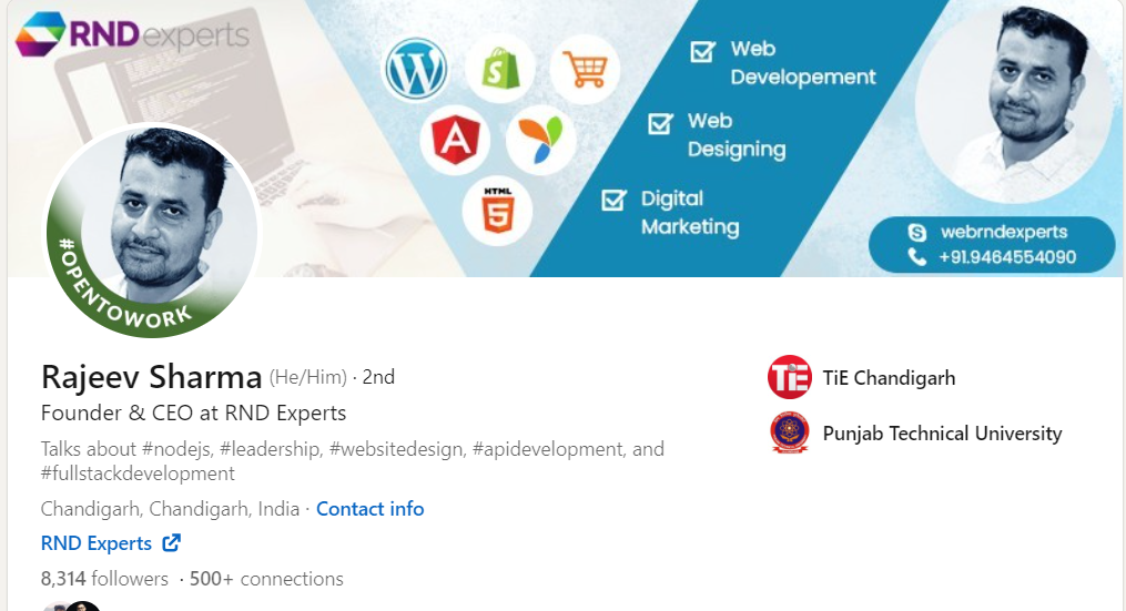 How To Optimize LinkedIn Profiles | by Rajeev Sharma | Medium