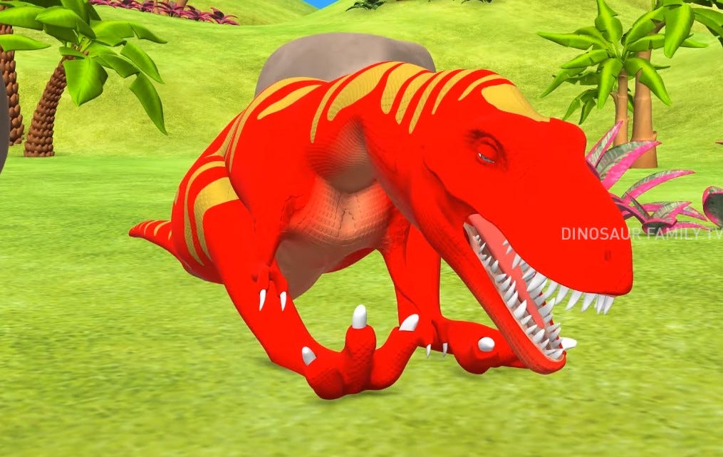 Magical Dino Truck Help and Rescue Dinosaur Eggs from Red Trex ...