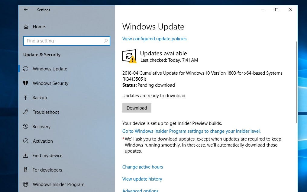 How To Install Windows 10 Update Early Now !!! | by WindowsCult | Medium
