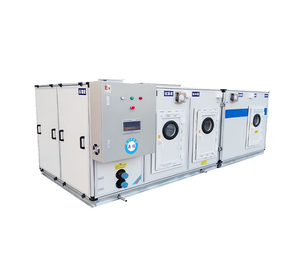 Structural concept of air-cooled direct expansion purified air ...