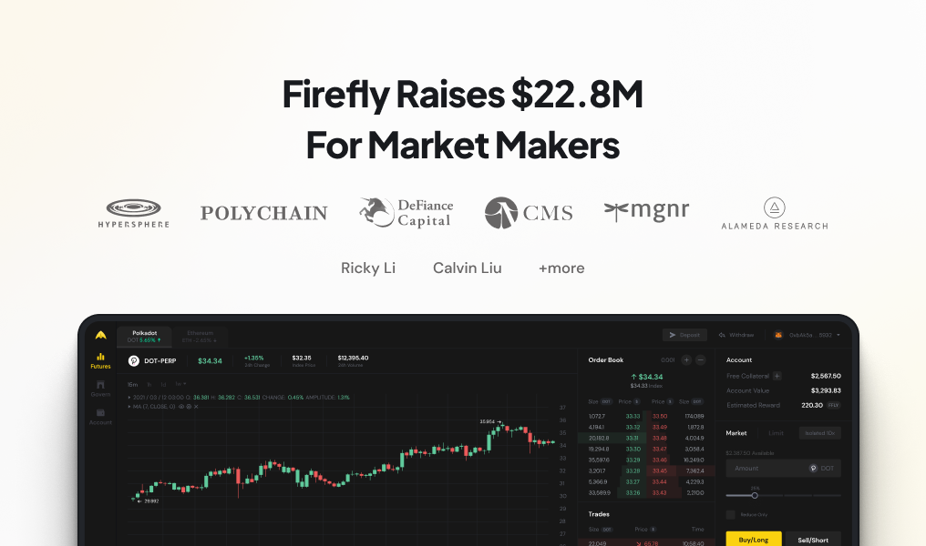 Derivados DEX, Firefly recauda 22,8 millones de dólares para sus ...