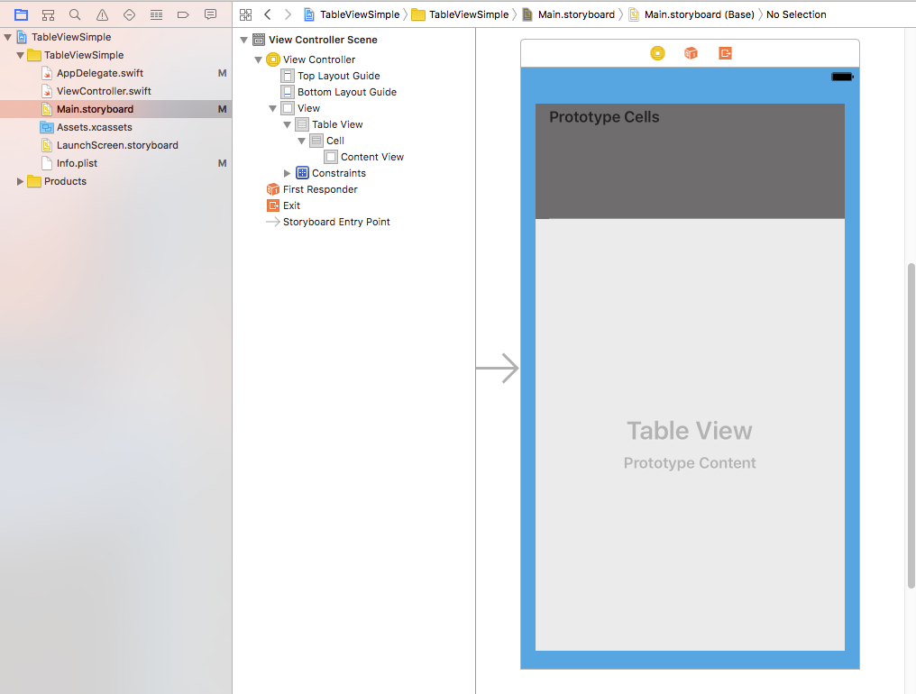 Cómo crear un TableView en Swift 3 | by Juan Morillo | Medium