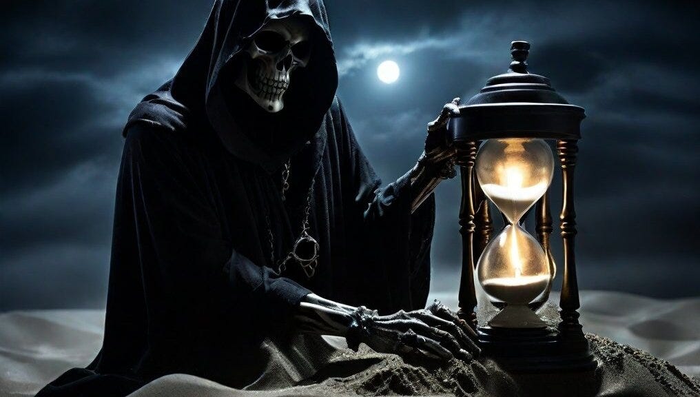 Caution. A note from the grim reaper. | by Hazveal | Nov, 2023 | Medium