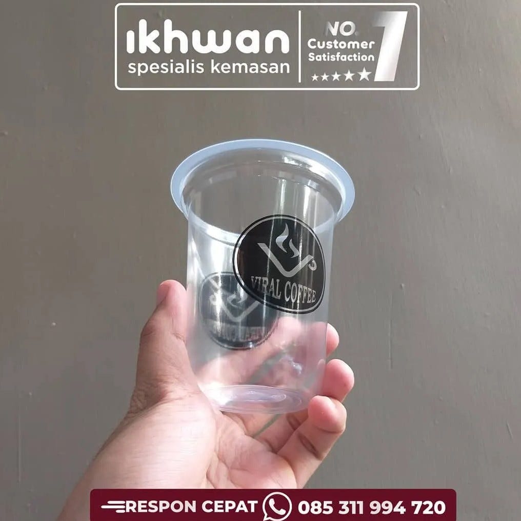 Sablon Gelas Plastik Makassar, Call Wa sekarang 0853–1199–4720 - Pak Ikhwan - Medium