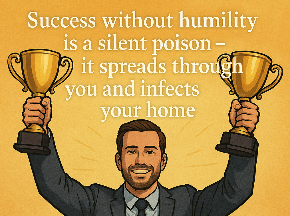 Success without humility is a silent poison — it spreads through you ...