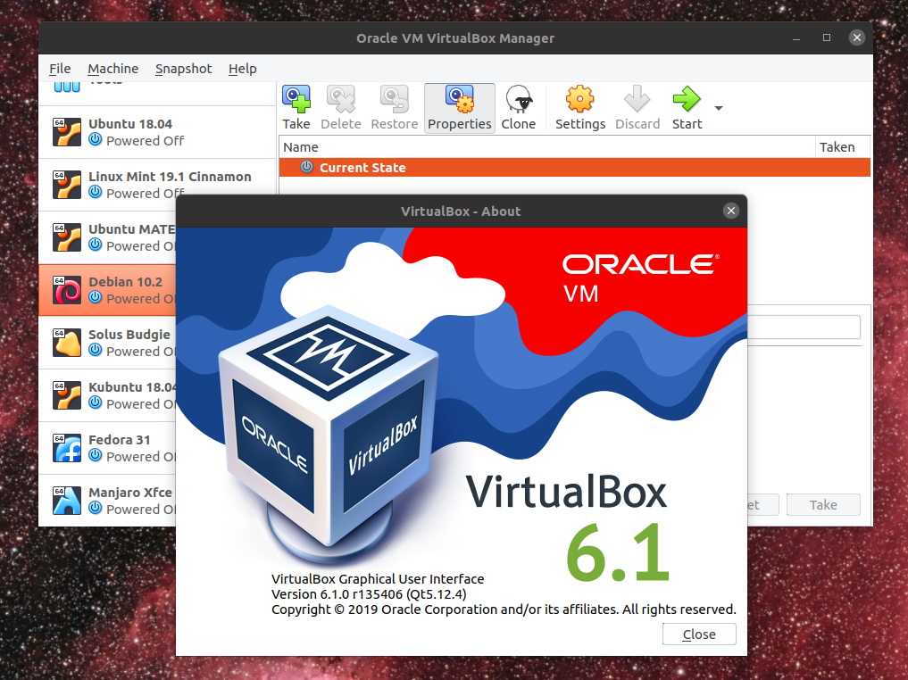 Installare VirtualBox 6.1 su Linux * IRCwebNet — IRC and Linux World | by IRCwebNET | Medium
