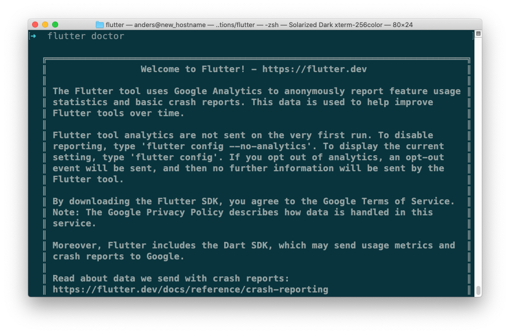How to Install Flutter on MacOS 10.15.4 Using Homebrew and asdf | by Anders Chaplin | Medium