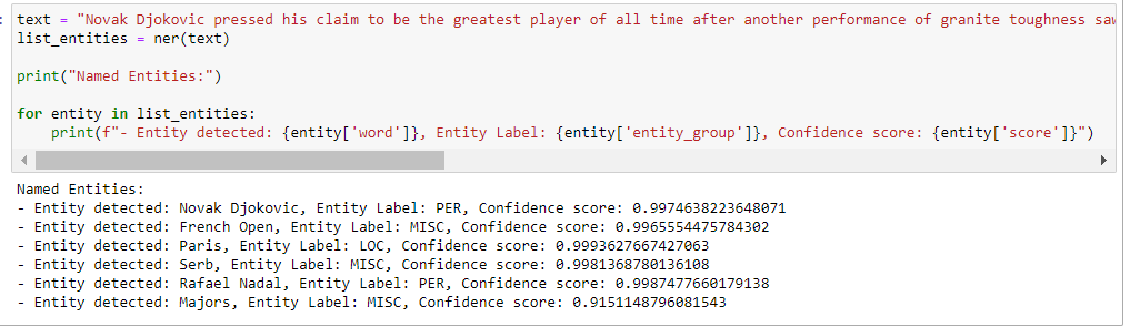 Named Entity Recognition with Transformers: Extracting Metadata | by Seffa B | Medium