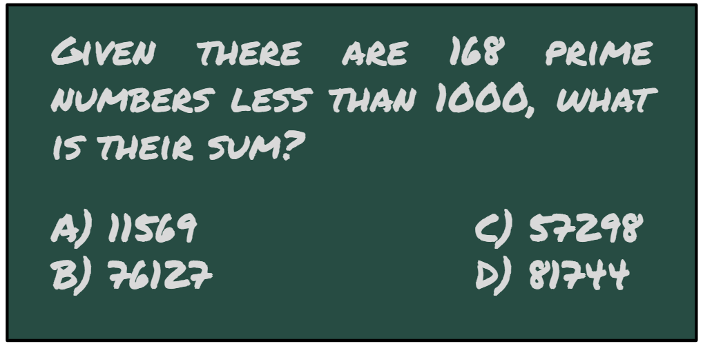 What Is The Sum Of The First 168 Prime Numbers By Hein De Haan What Is The Sum Of The First 168 Prime Numbers By Hein De Haan