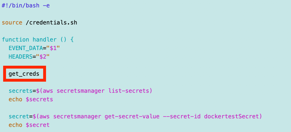 Handling Credentials Generically in a Custom Lambda Runtime | by Teri Radichel | Cloud Security ...