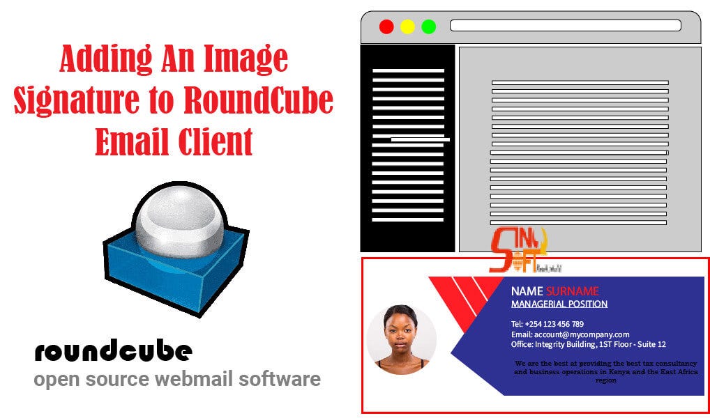 Adding An Image Signature To Roundcube Webmail Client By Sino Soft Medium
