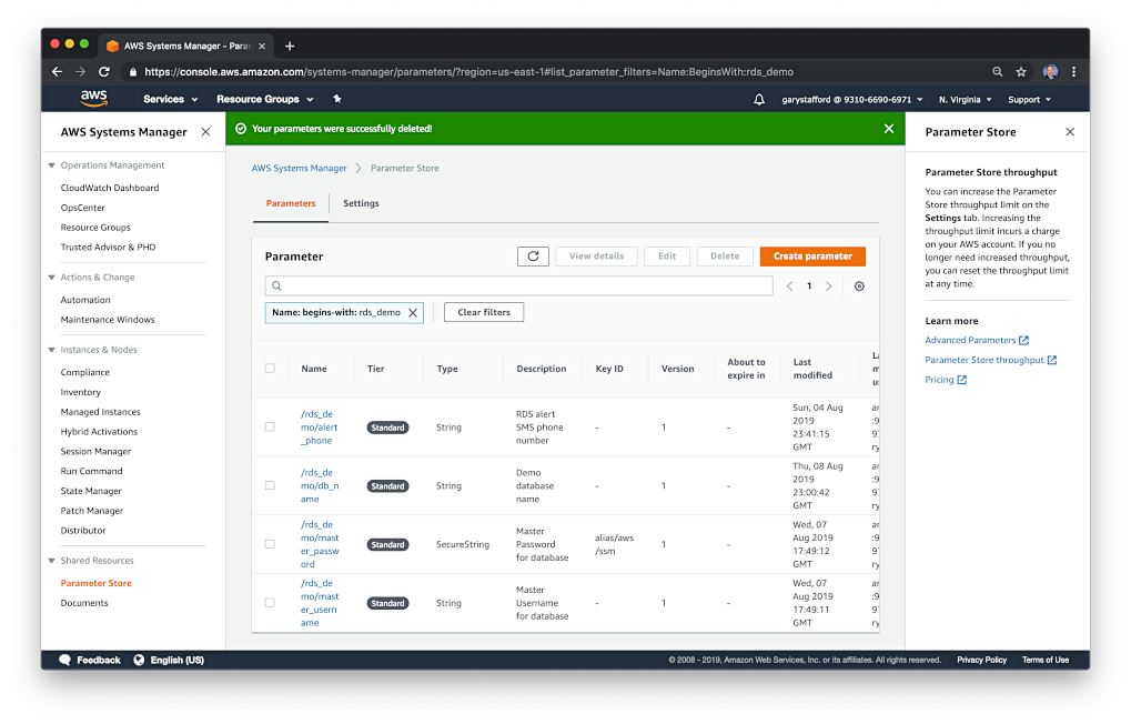 Getting started with AWS parameter store in Javascript | by Max Headway | Medium