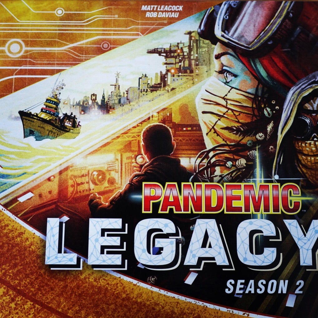 Pandemic Legacy Season 2 Review (2p) | by Board Game Minimalist | Medium