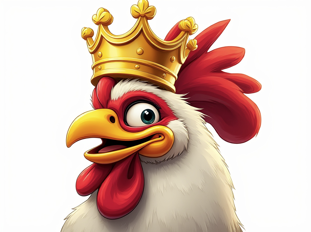His Royal Highness, King Cluckington | by Anthony M. Bahn | Medium