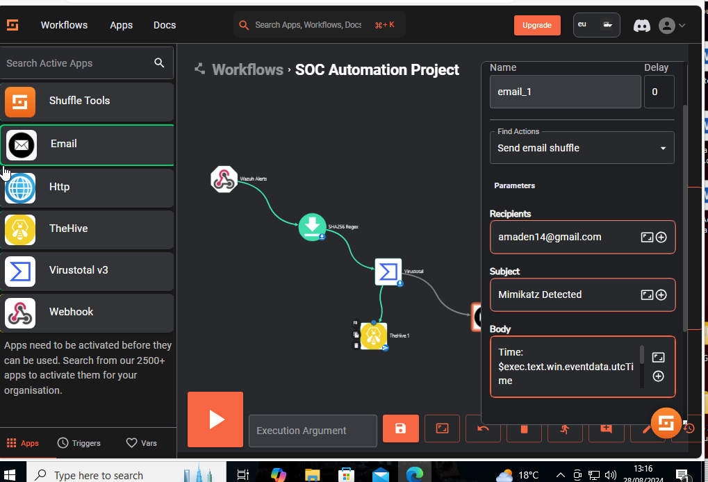 Soc Automation Project As My Journey In Cyber Security… By Adam Smiarowski Medium