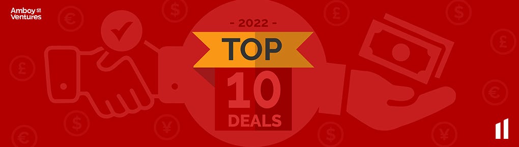 Top 10 Deals of 2022: Overview. As we kick-off our second annual “Top… | by Amboy Street ...