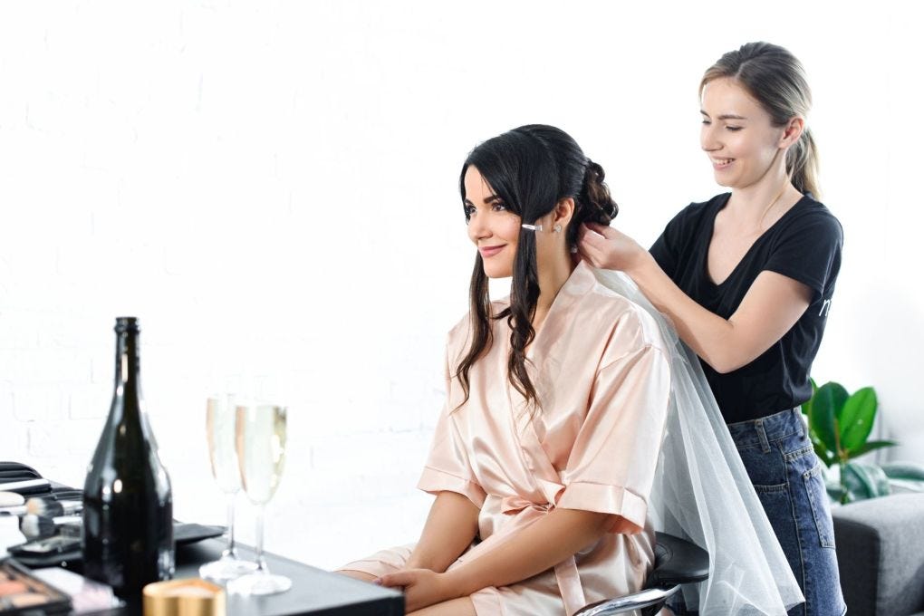 Veil Hair Styles. Veil hair styles have been around for… | by Bridal ...