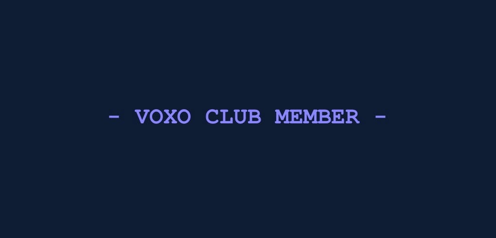 VOXO CLUB — a members only club for Voxo Deus holders | by VoxoFund ...