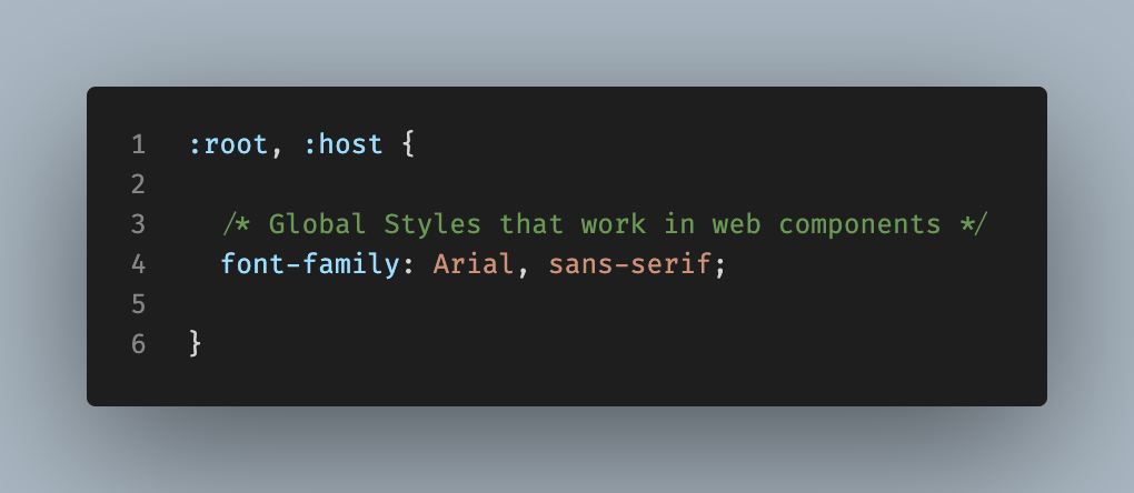 CSS resets and global styles in web components | by Matias Simon | Medium