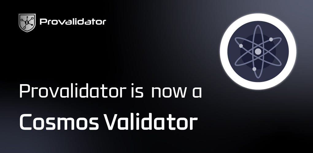 Supporting Cosmos as a Validator. Originally published on April 4, 2021. | by Provalidator ...