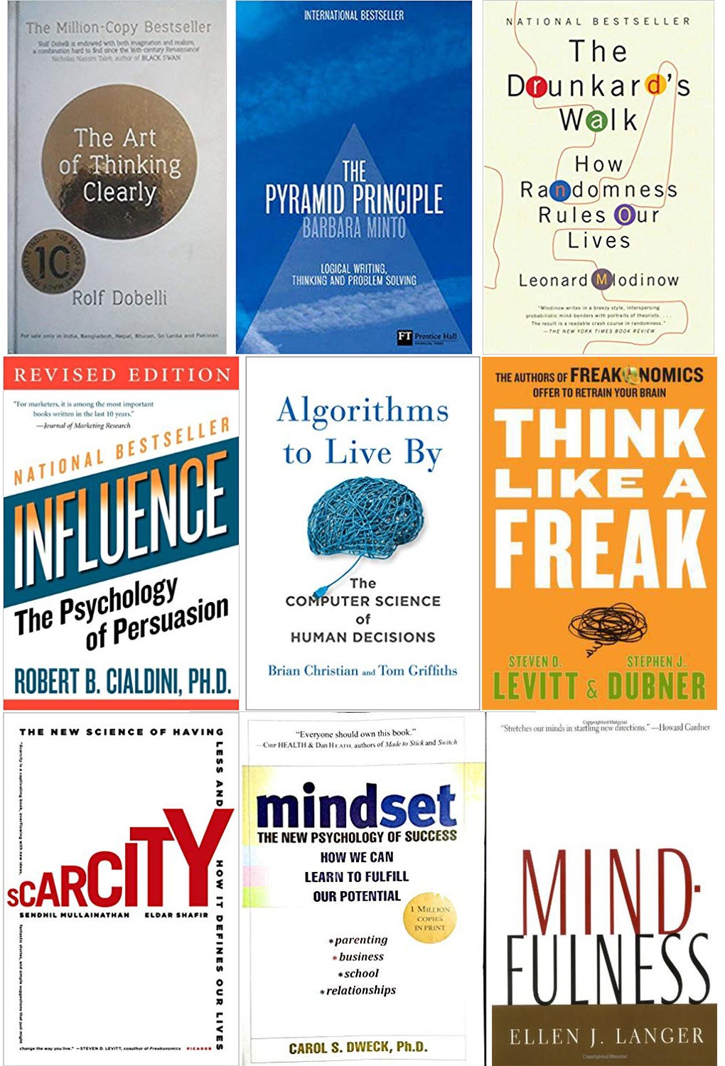9 Books for People Who Like Thinking About Thinking | by Aaron ...