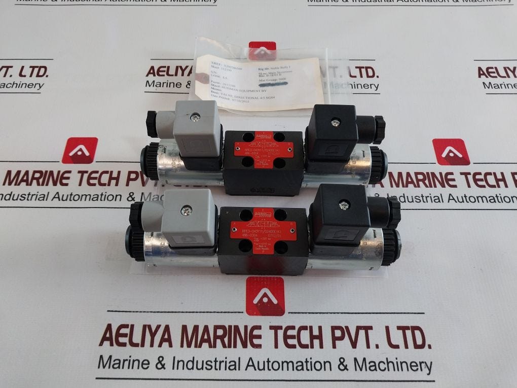 Argo Hytos Rpe3–043y11/02400e1k1 Directional Valve - Aeliya Marine - Medium