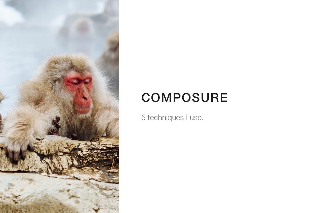 5 Ways I Keep My Composure. From my experience in life, it’s full… | by ...