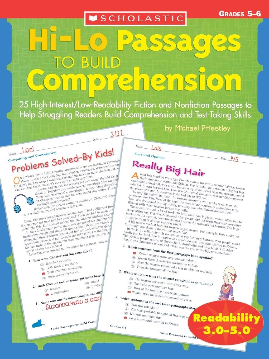 [PDF][BEST]} Hi/lo Passages To Build Reading Comprehension Grades 5–6: ...