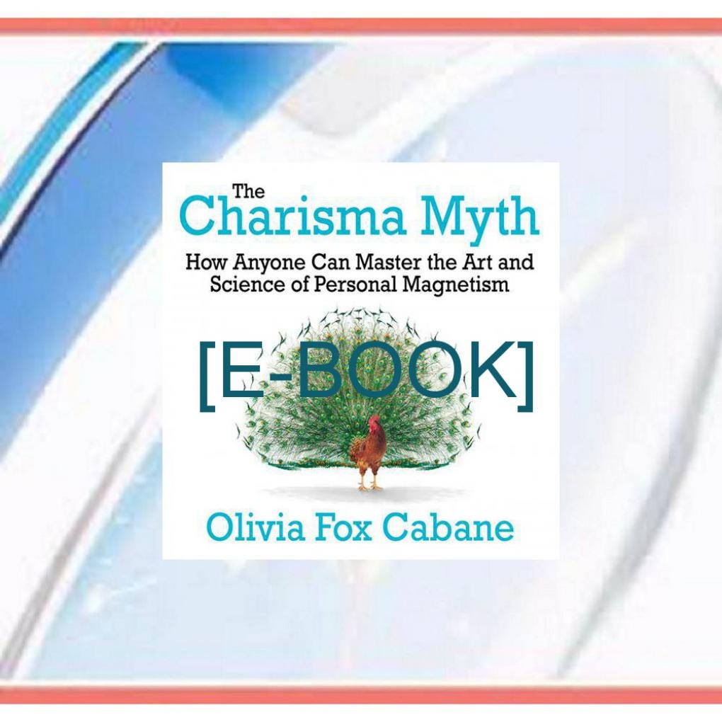 (Kindle) Download The Charisma Myth: How Anyone Can Master the Art and ...