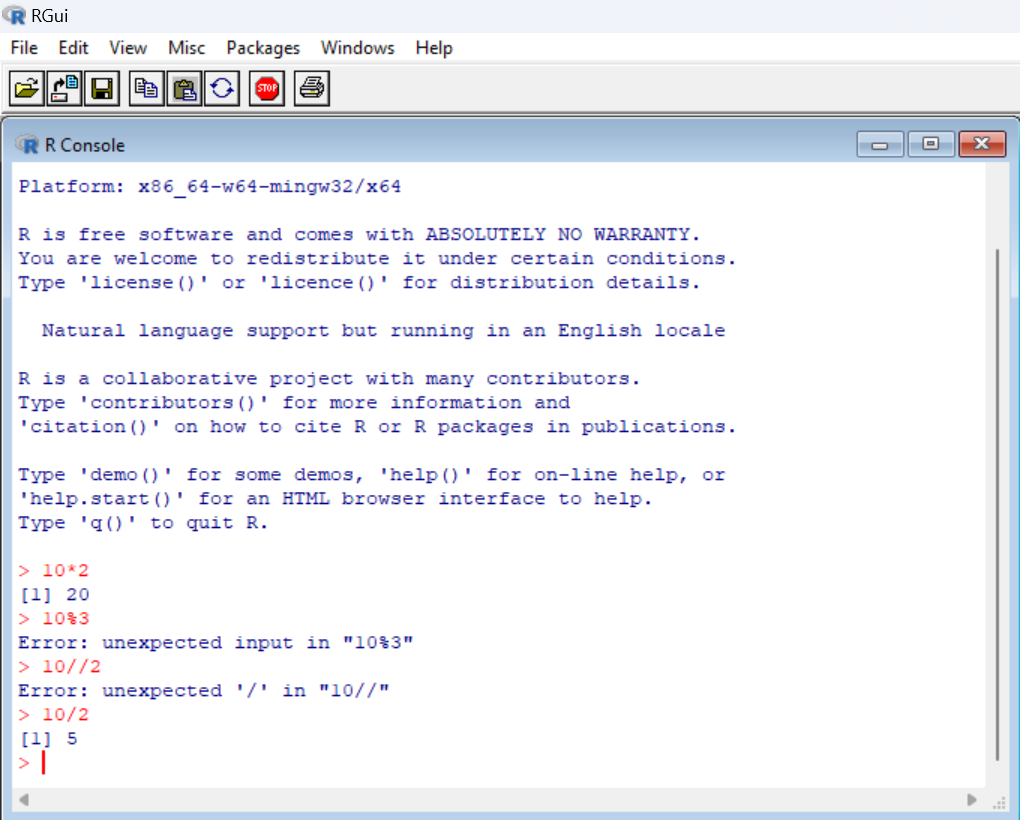 R Programming Language. R Console is the window program in R… | by Ichsan Ustaf Putra | Medium