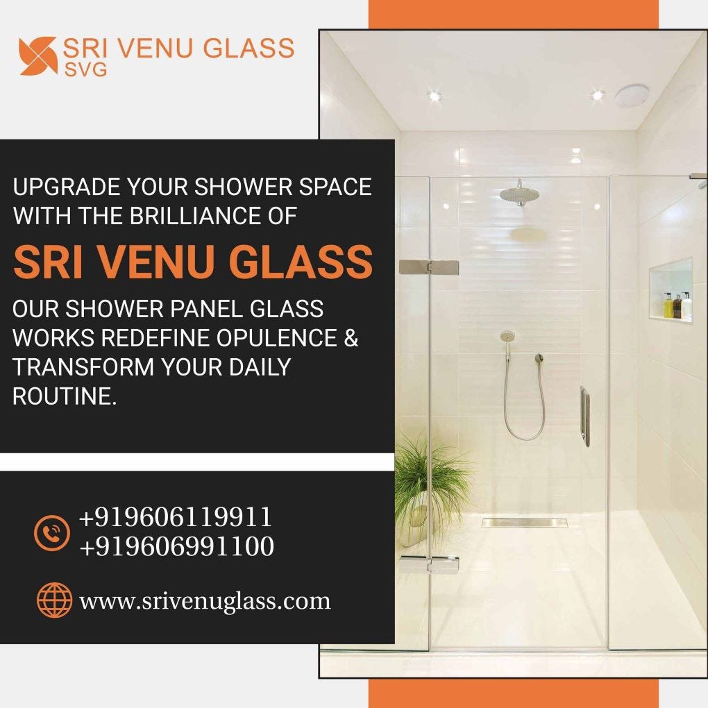 Enhance Your Bathroom with Stylish Bathroom Separator Glass:Sri Venu Glass | by srivenuglass ...