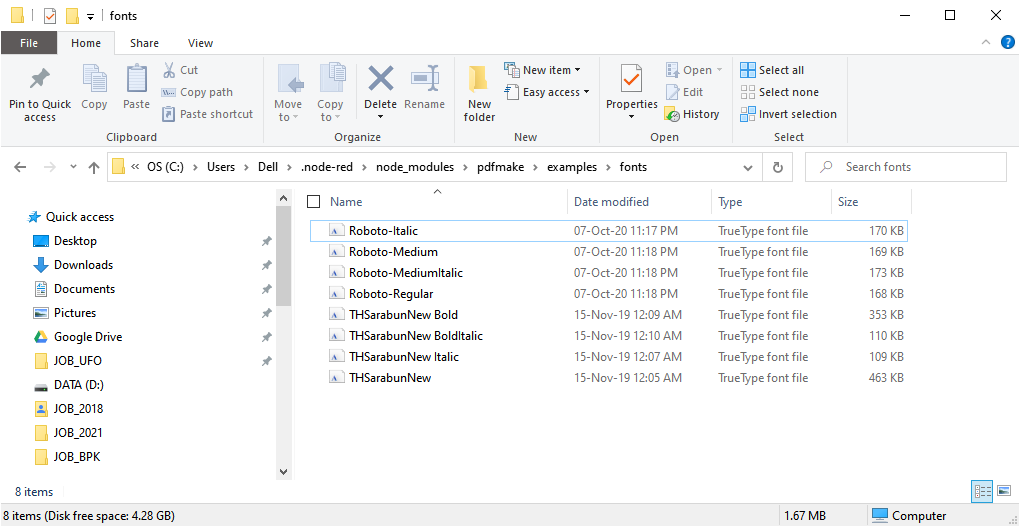 สร้างไฟล์ PDF ภาษาไทยด้วย PDFMake และ Node-RED - Suthipong Bubpago - Medium