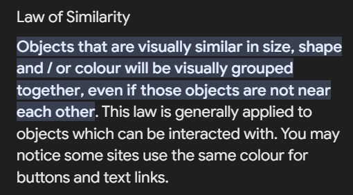 Similarity Principle In Visual Design