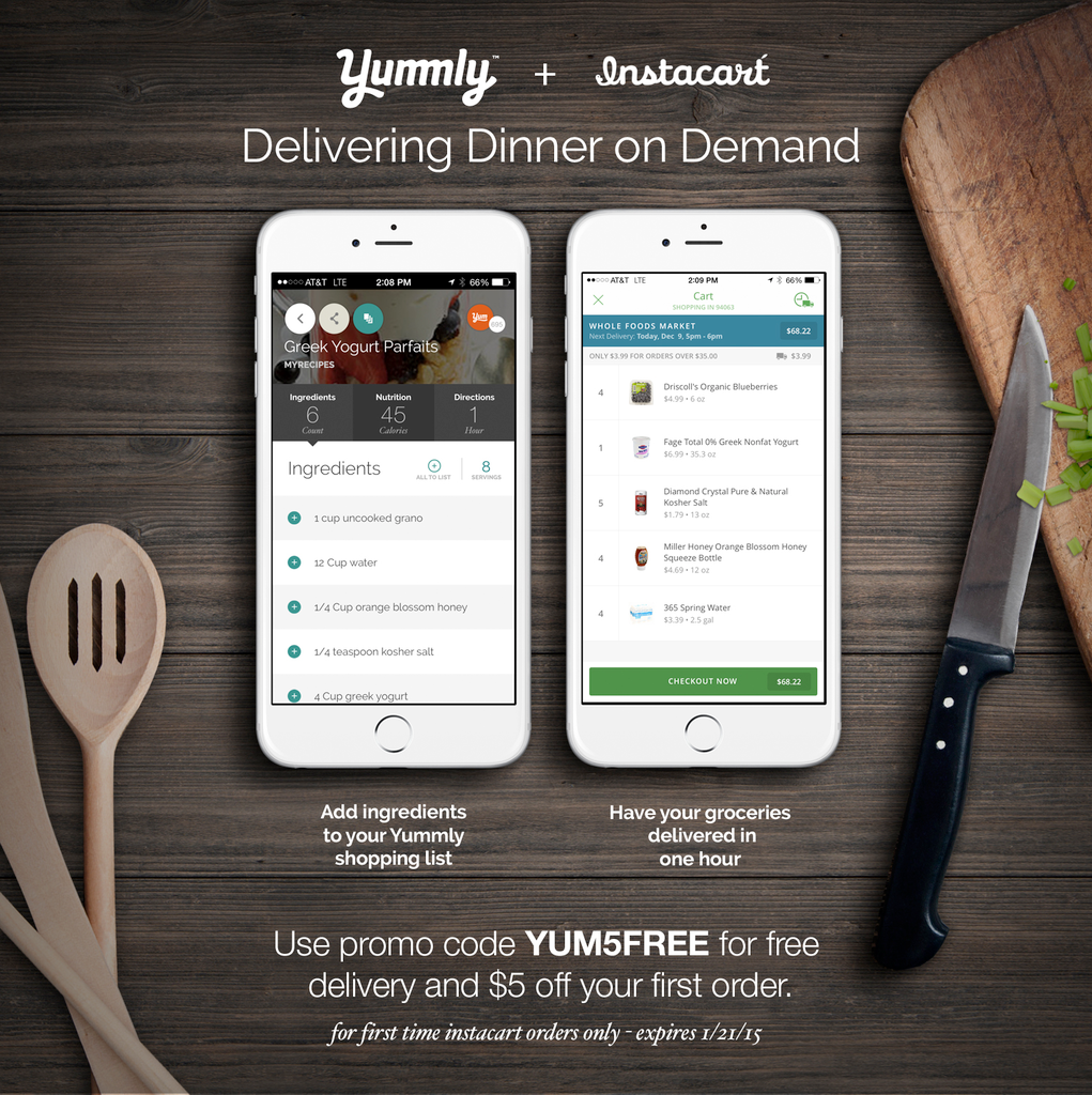 We’ve Partnered with Yummly to Deliver Dinner-on-Demand | by Instacart ...