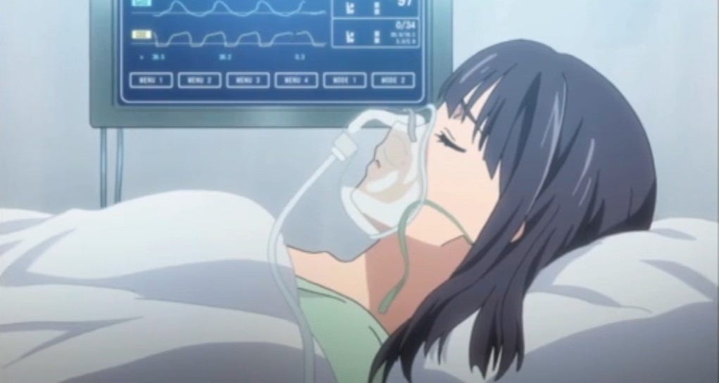 Dying Anime Girl In Hospital