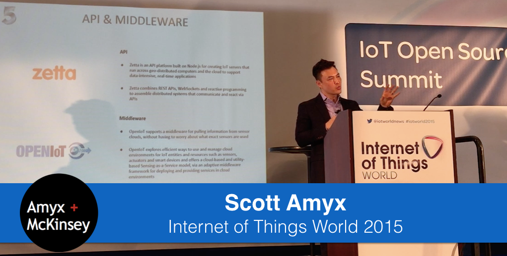 Scott Amyx speaking at the Internet of Things World 2015 | by Scott ...