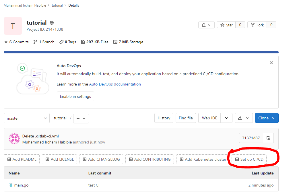 Tutorial CI with Go and Gitlab CI | by Irham Habibie | Medium
