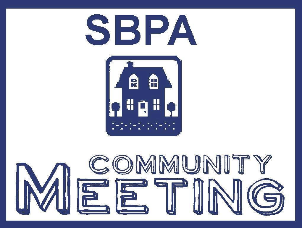 SBPA Virtual Community Meeting — July 15, 2022 from 6:00 pm to 7:30 pm ...